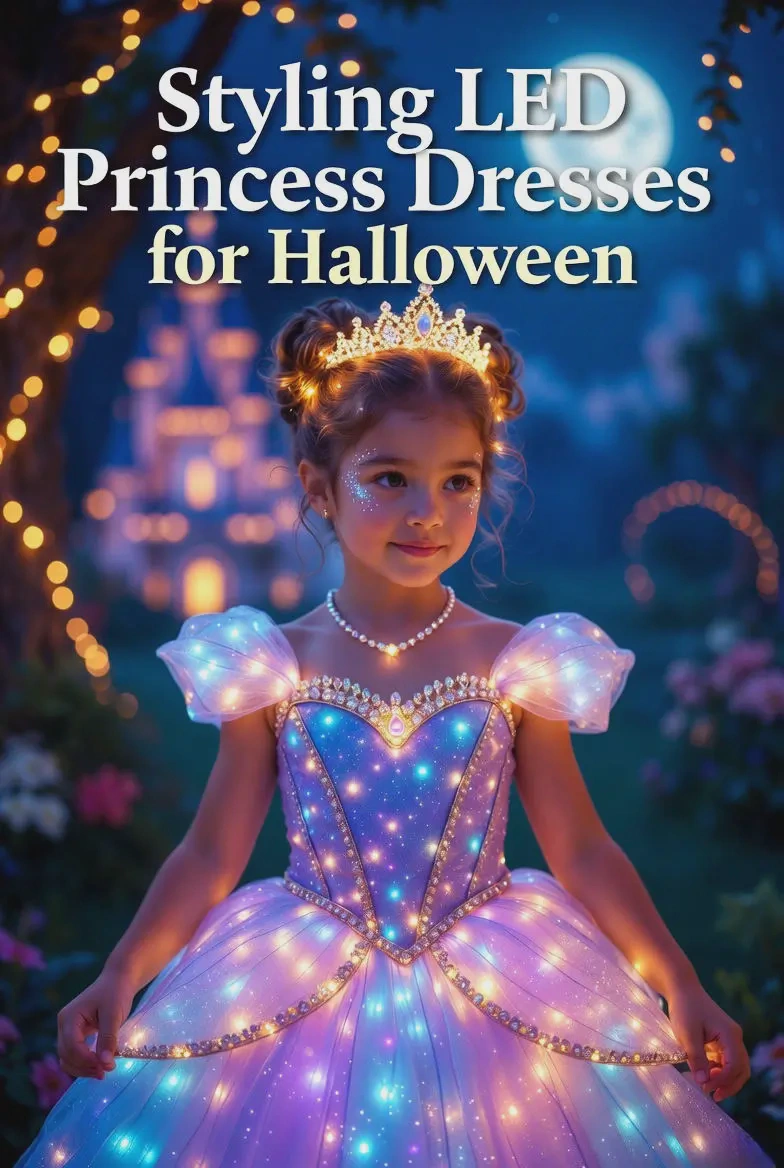How to Light Up the Night: Styling LED Princess Dresses for Halloween ...